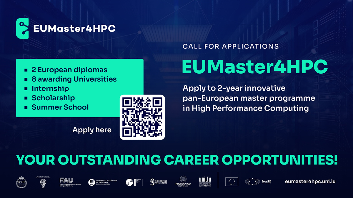 You need a great future! Join EUMaster4HPC! - EUMaster4HPC