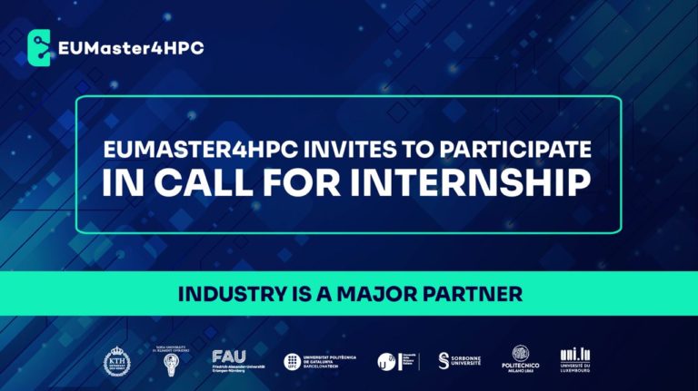 📣 INTERNSHIP CALL IS OPEN! - EUMaster4HPC
